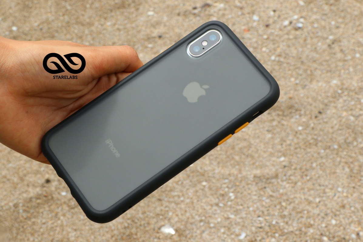 Matte Cases with Colored Buttons for Xs Max - Starelabs India