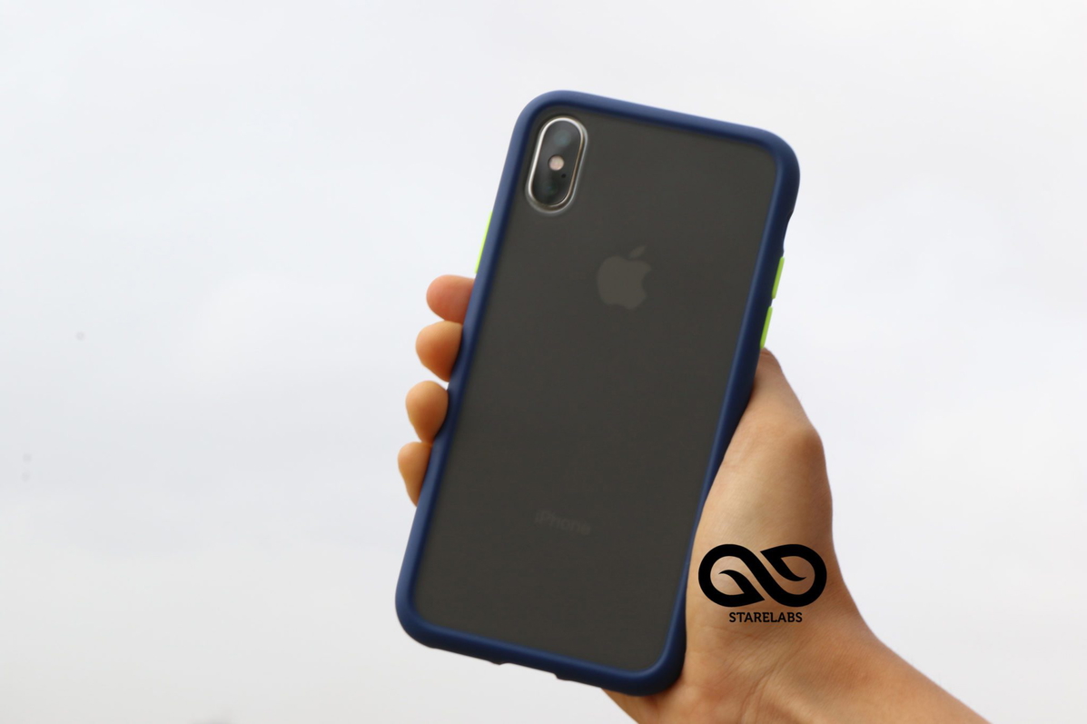 Matte Cases with Colored Buttons for Xs Max - Starelabs India