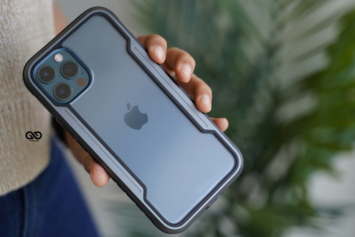 Black Grey Tactical Defense case for iPhone 12 Pro Max - Starelabs® India