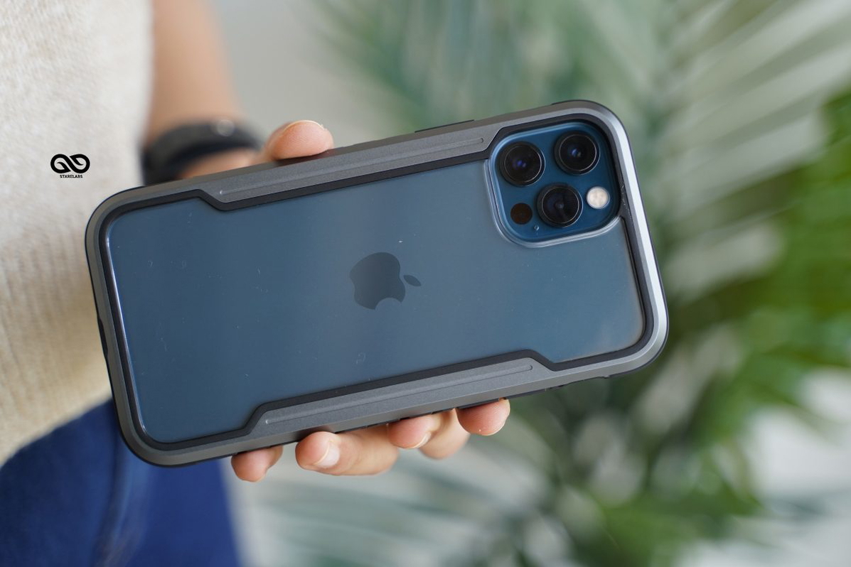 Black Grey Tactical Defense case for iPhone 12 Pro Max - Starelabs® India