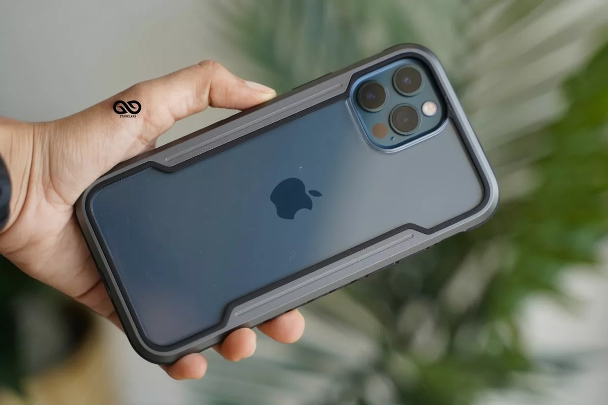 Black Grey Tactical Defense case for iPhone 12 Pro - Starelabs® India