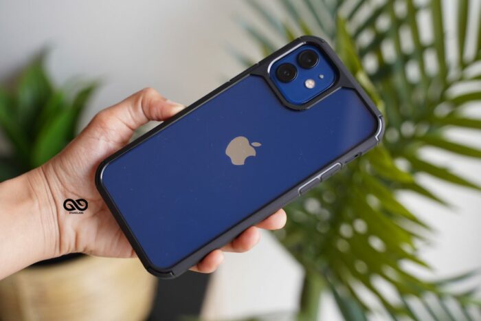 Lapis Blue Fiber Bumper for iPhone 12 Mini (Bumper, not a Case ...