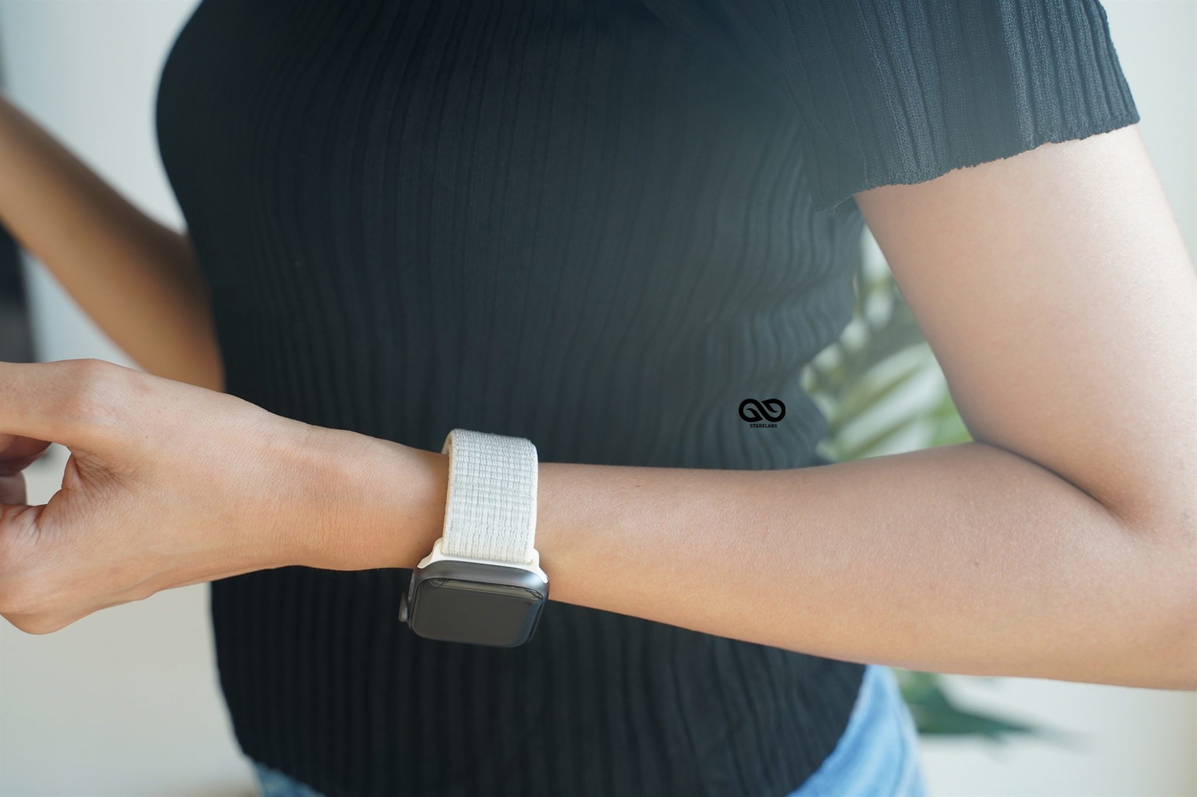 Summit White Sports Loop for iWatch 41 mm 40 mm 38 mm for Series 8 7 6 ...