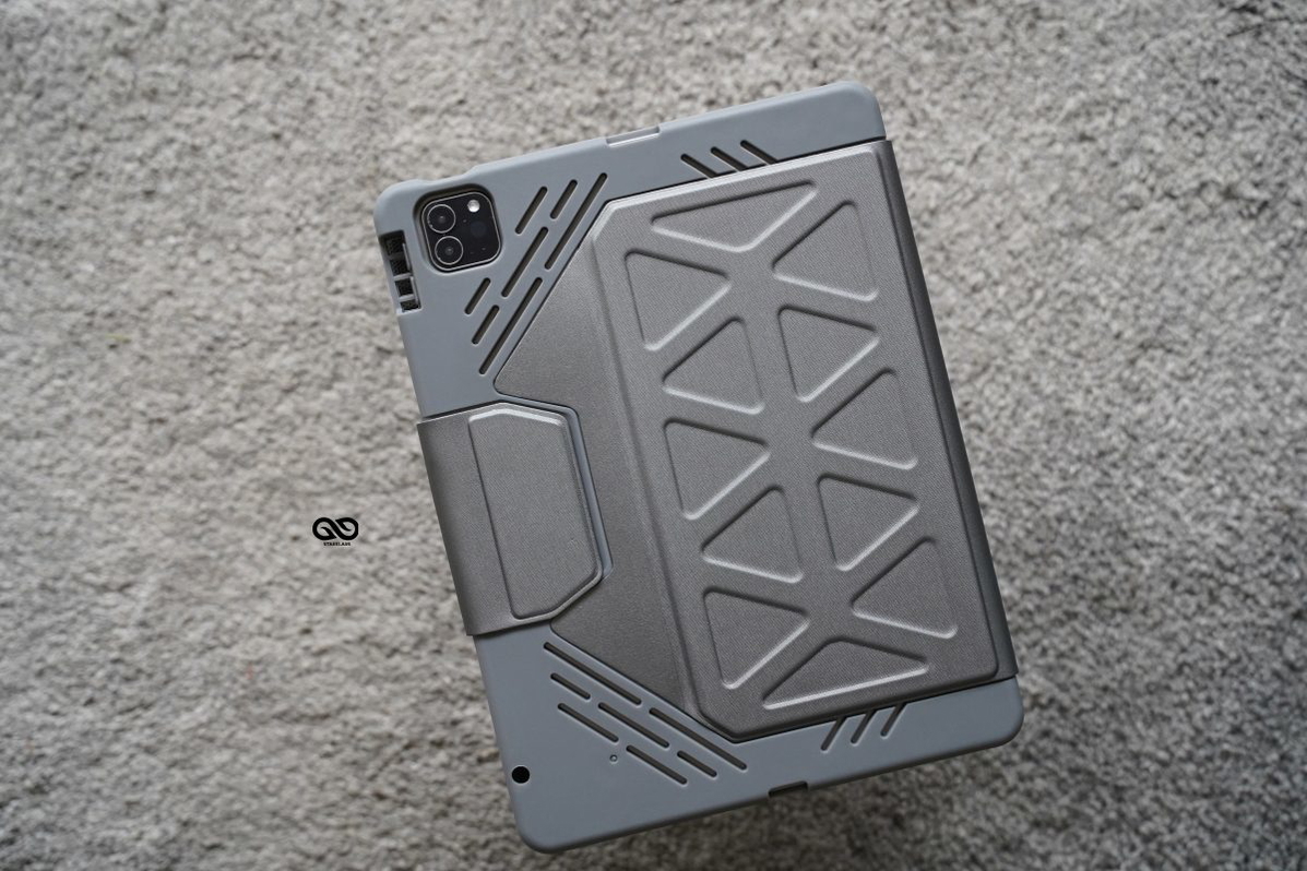 iPad Pro 2021 M1/2020/2018 3D Design Grey Flip Case 11 inch and 12.9 ...