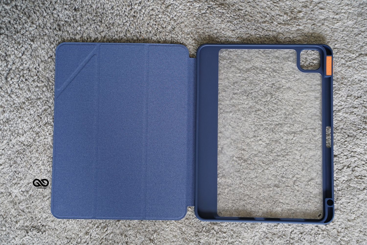 iPad Pro 11 inch Blue leather Case with transparent back - Starelabs® India