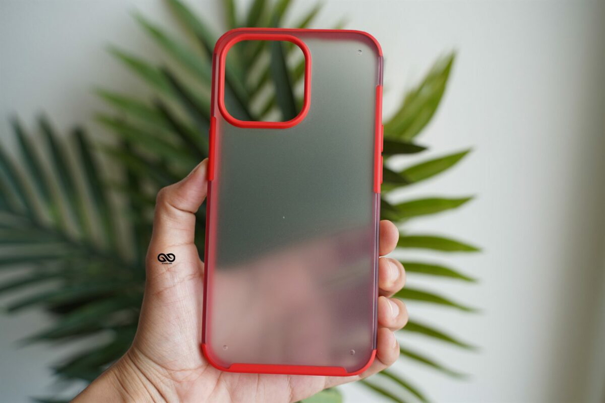 Red Slim Armor Matte Case for iPhone 13 Mini - Starelabs® India
