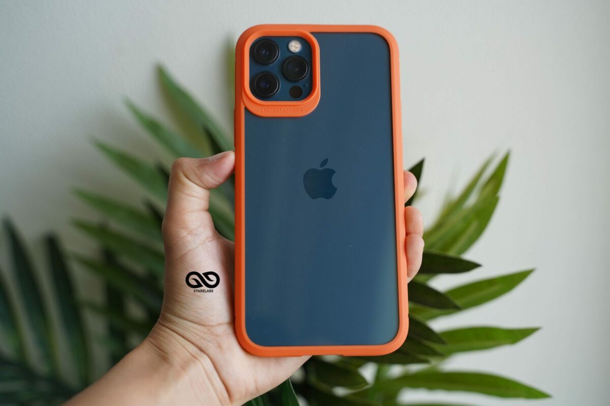 Rugged Border Clear Case For iPhone 12 Pro Max - Starelabs® India