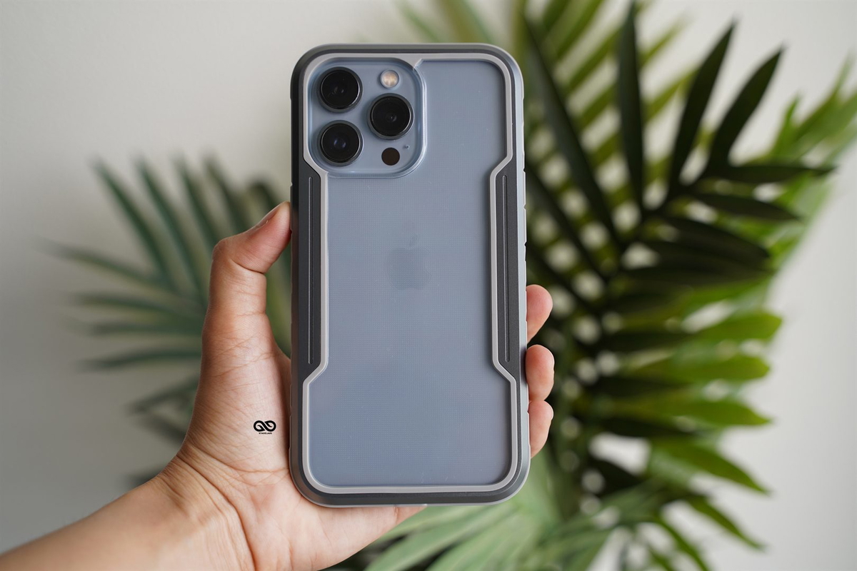 Grey Tactical Defense Case For iPhone 13 Pro Max - Starelabs® India