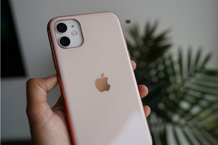 Rose Gold Soft Glass Finish case for iPhone 11 - Starelabs® India