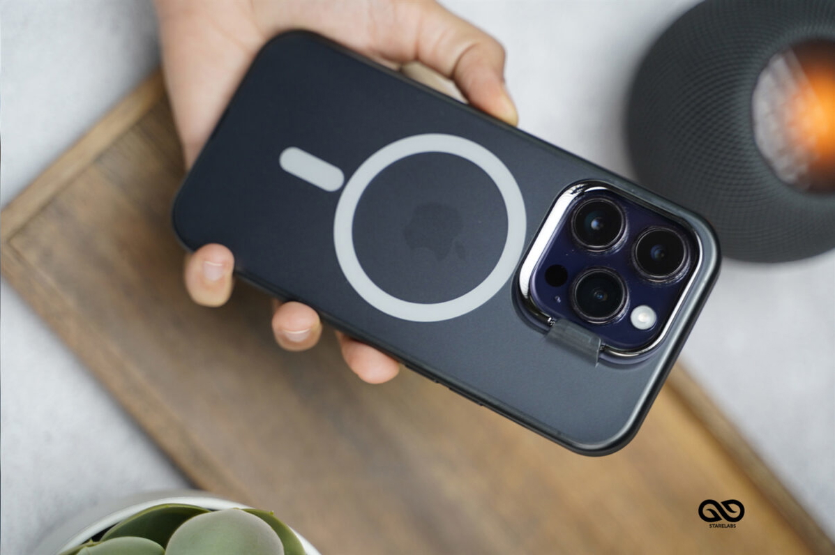 Magsafe Matte Finish Case with Kickstand Ring Feature - Starelabs® India