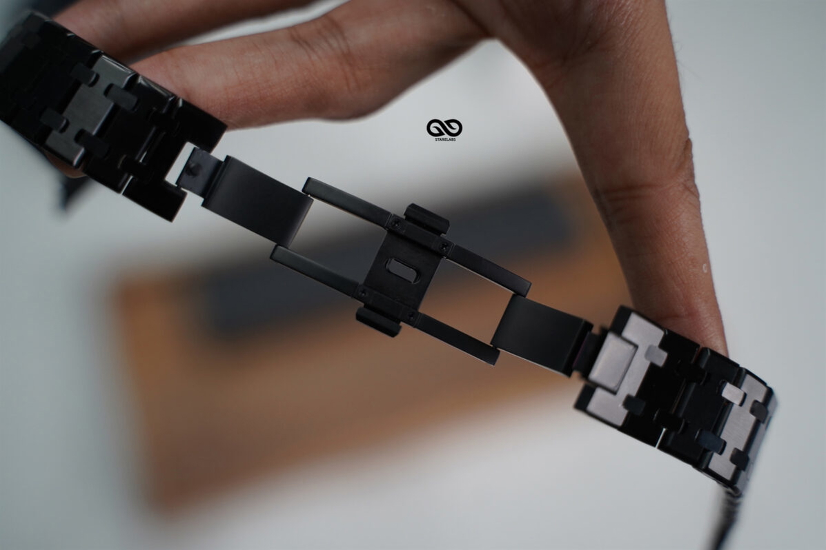 Stainless Steel Metal Chain Strap For Apple Watch 44MM 45MM 46MM Series ...