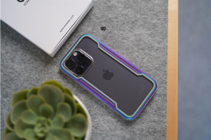 Iridescent Tactical Defense Case For iPhone 14 Pro Max - Starelabs® India