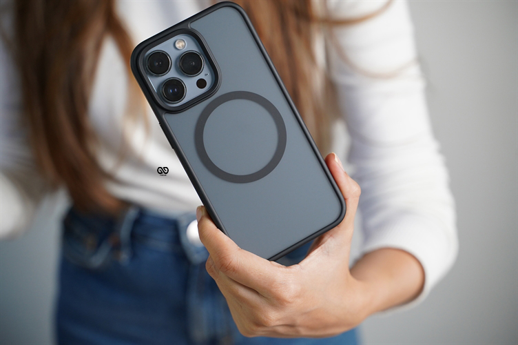 Magsafe Black Drop Proof Sleek Matte case for iPhone 13 pro max ...