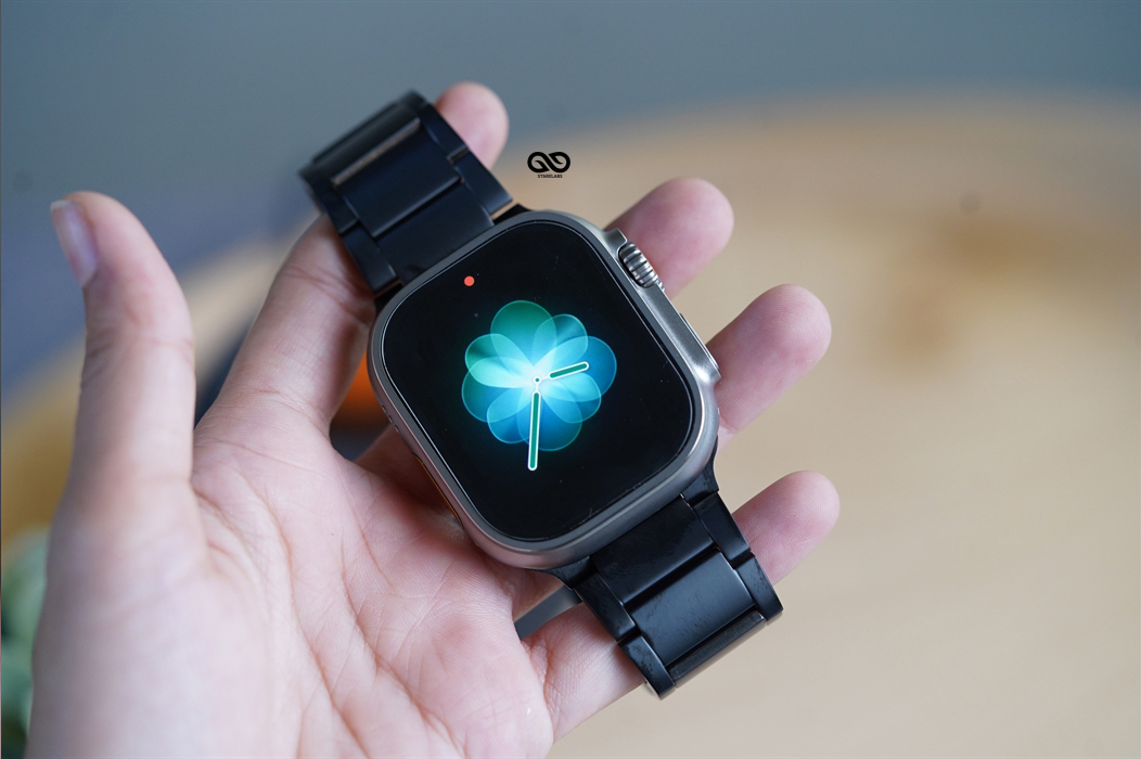 Black Titanium Link Strap For iWatch 49MM For Series Ultra - Starelabs ...