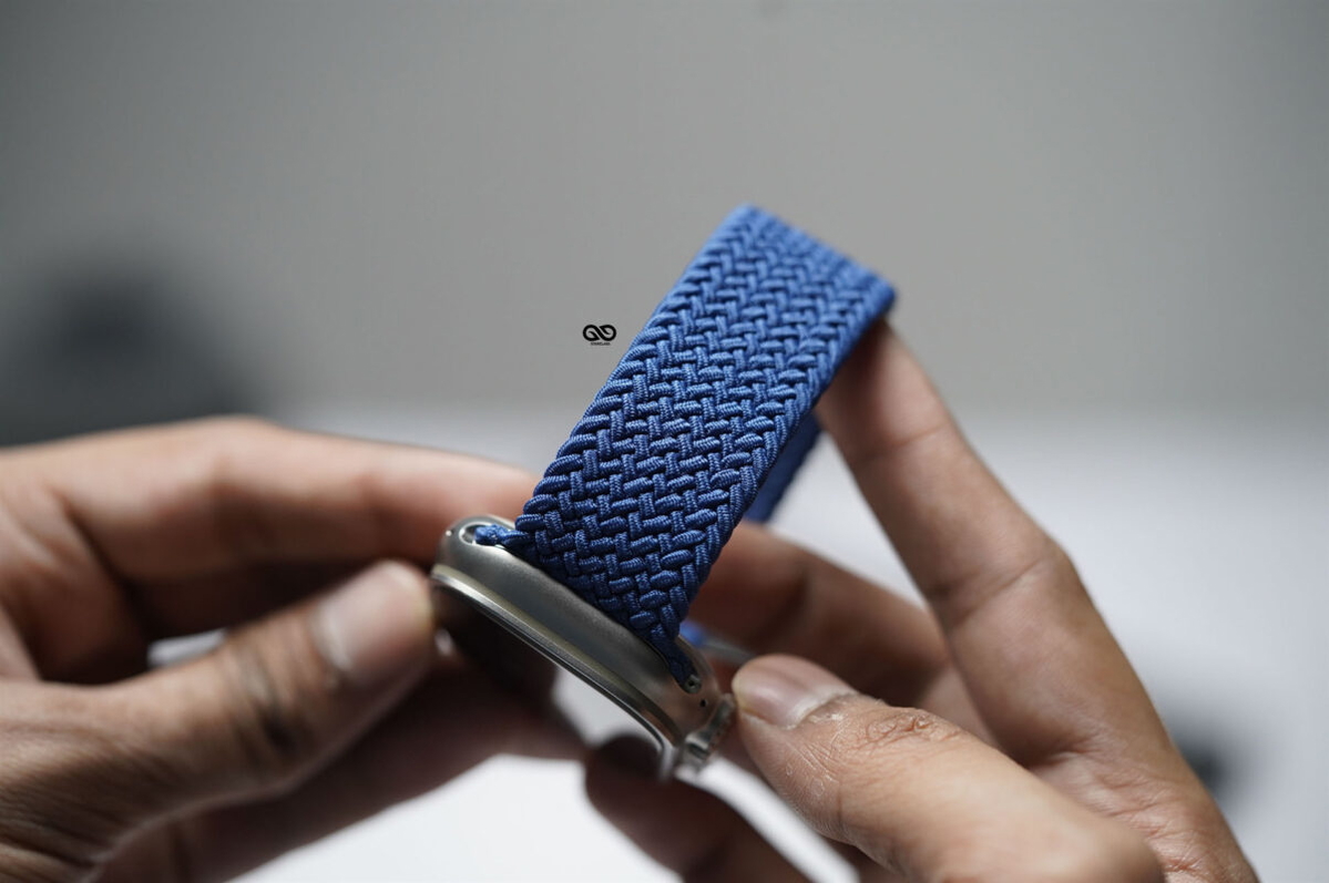 Atlantic Blue Braided Solo Loop For Apple Watch 49 (Series Ultra/Ultra ...
