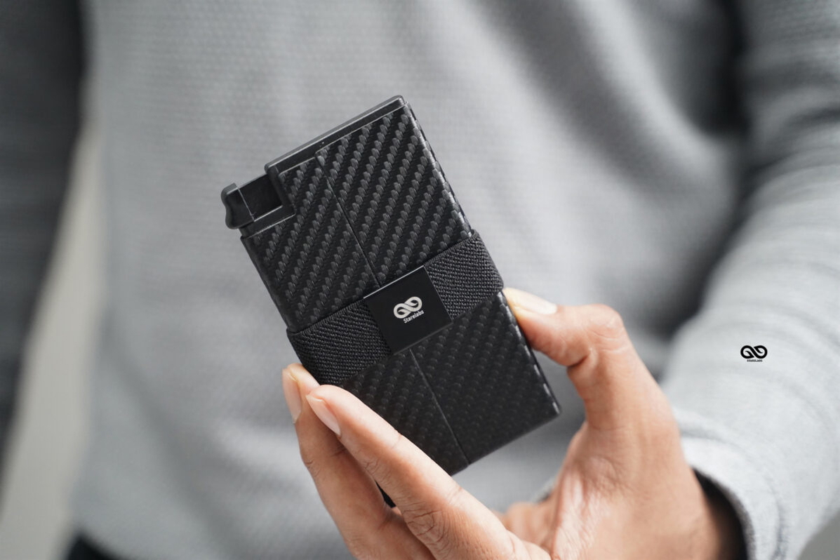 Slim Carbon Fiber Mini Pop Up Wallet - Starelabs® India