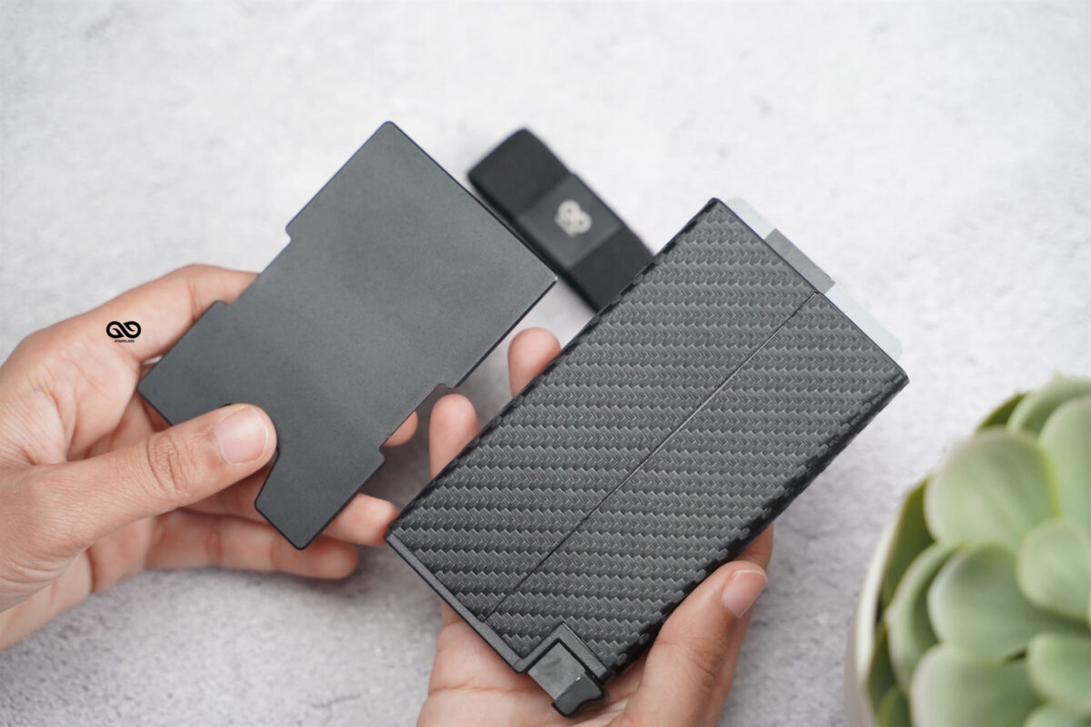 Slim Carbon Fiber Mini Pop Up Wallet - Starelabs® India