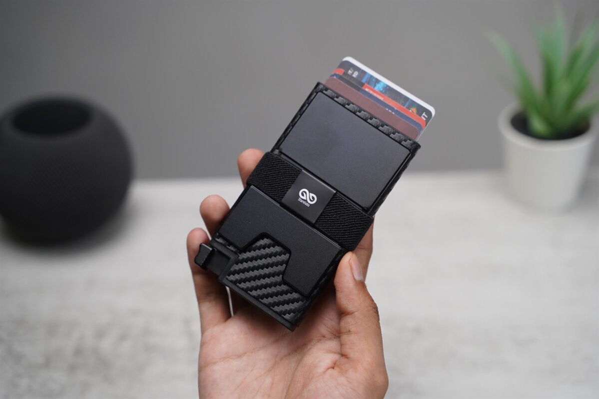 Slim Carbon Fiber Mini Pop Up Wallet - Starelabs® India