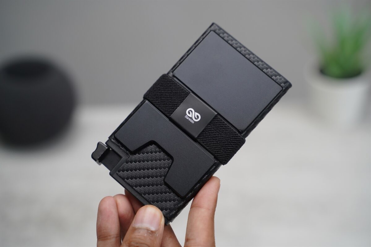 Slim Carbon Fiber Mini Pop Up Wallet - Starelabs® India