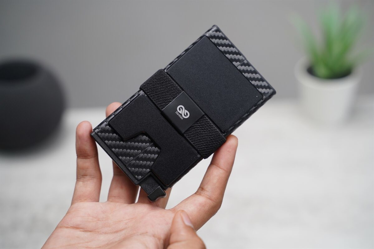 Slim Carbon Fiber Mini Pop Up Wallet - Starelabs® India