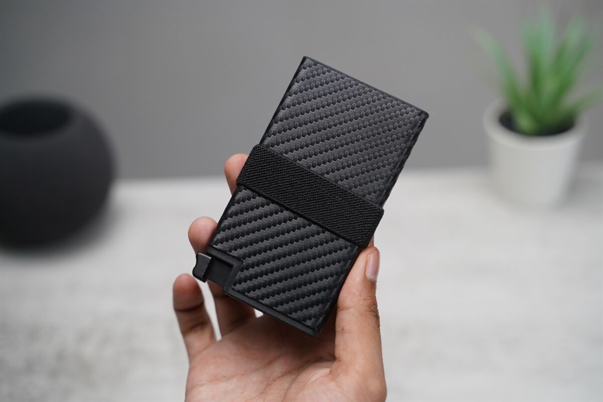 Slim Carbon Fiber Mini Pop Up Wallet - Starelabs® India
