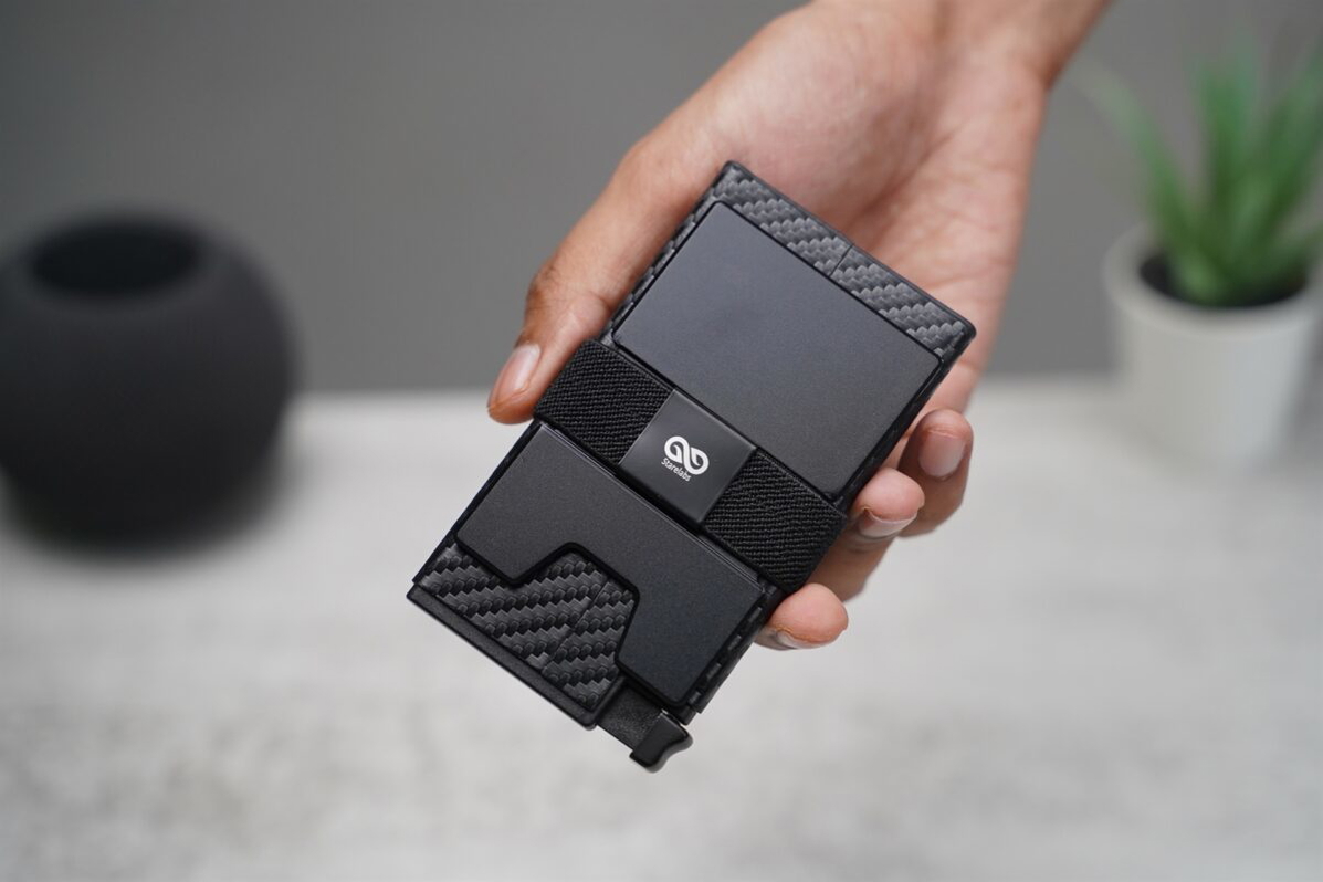 Slim Carbon Fiber Mini Pop Up Wallet - Starelabs® India