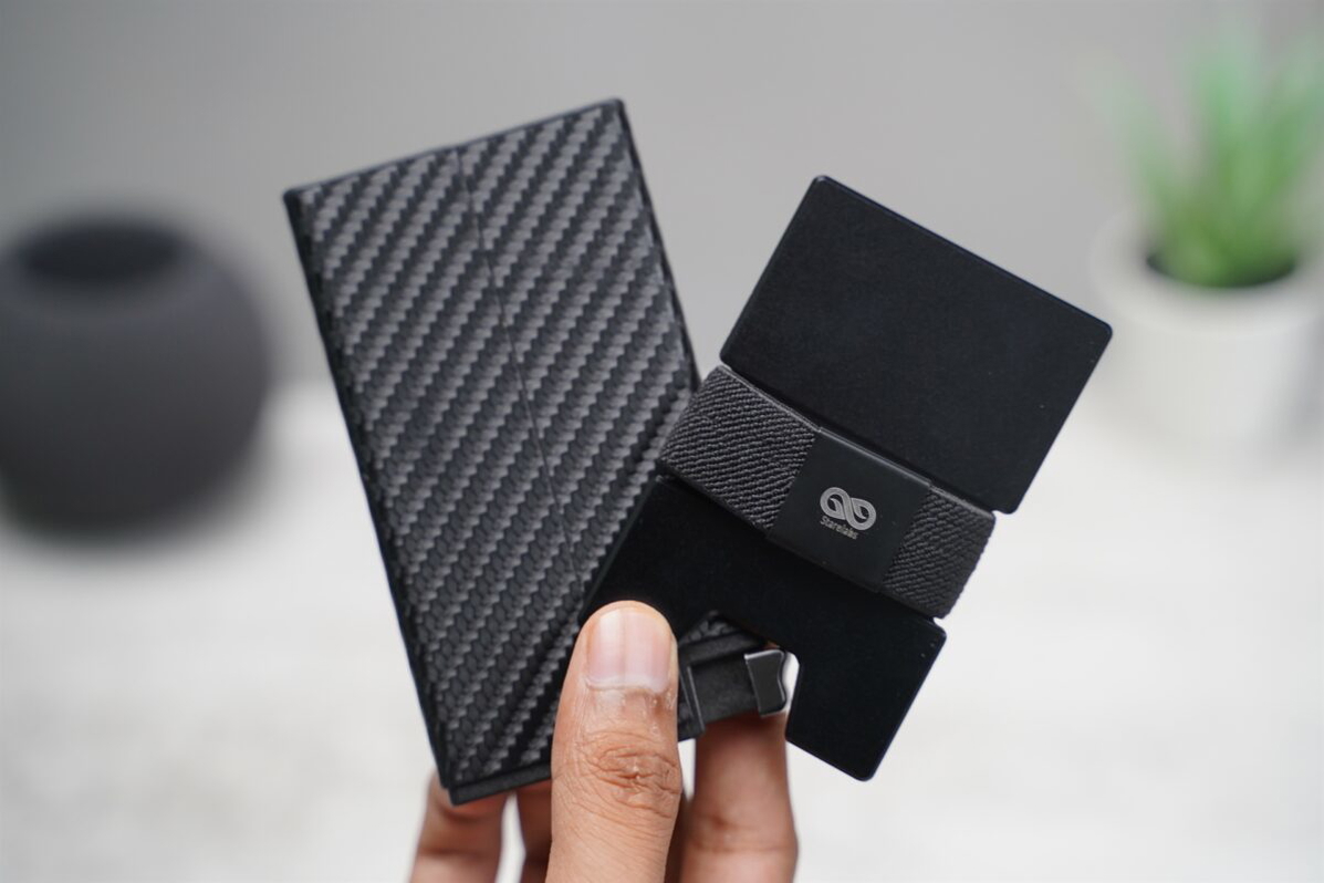 Slim Carbon Fiber Mini Pop Up Wallet - Starelabs® India