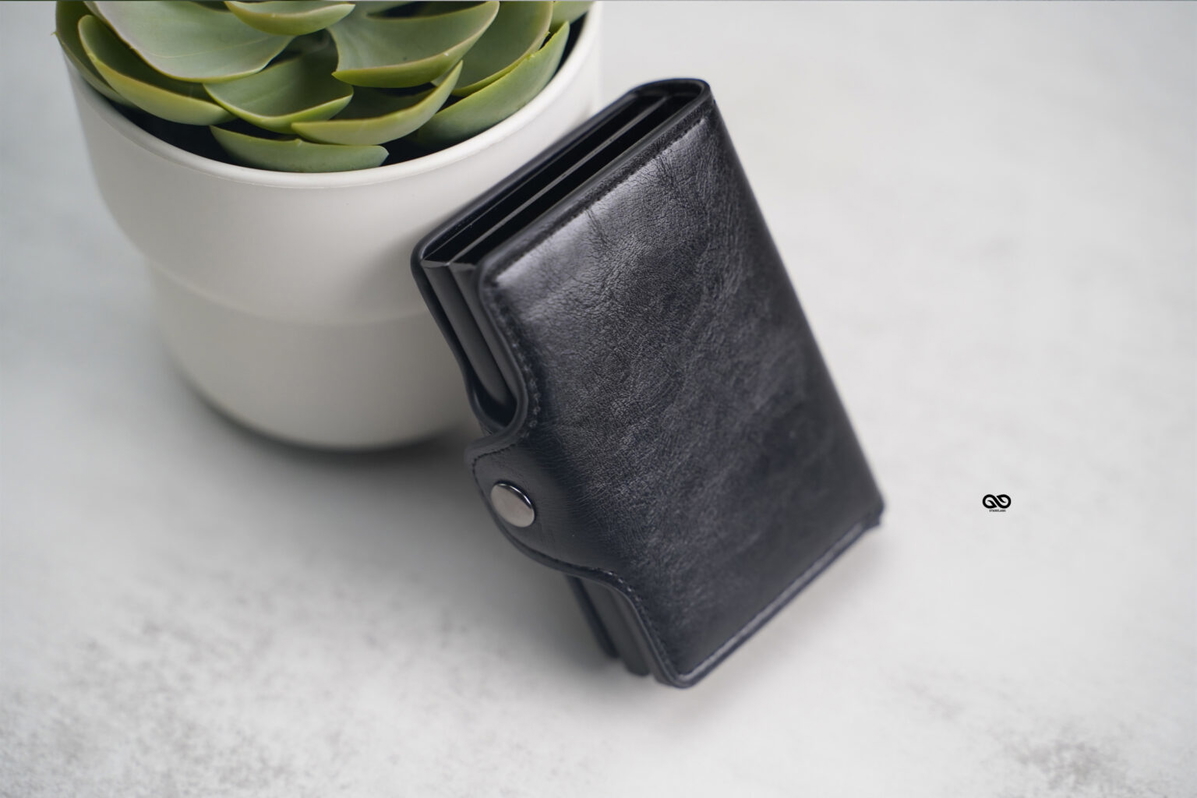 Vegan Leather Card And Cash Holder - Starelabs® India