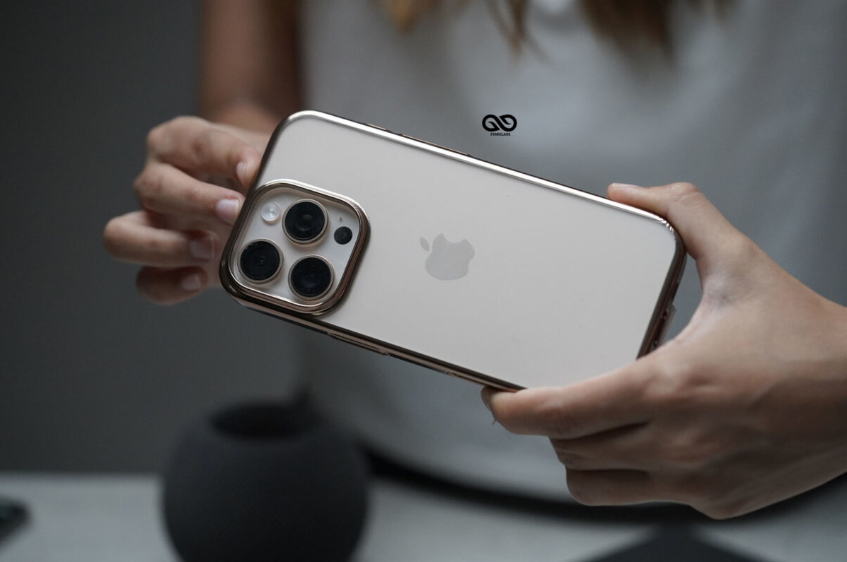 Hard Case with Colored Border For iPhone 16/16Plus/16Pro/16PoMax